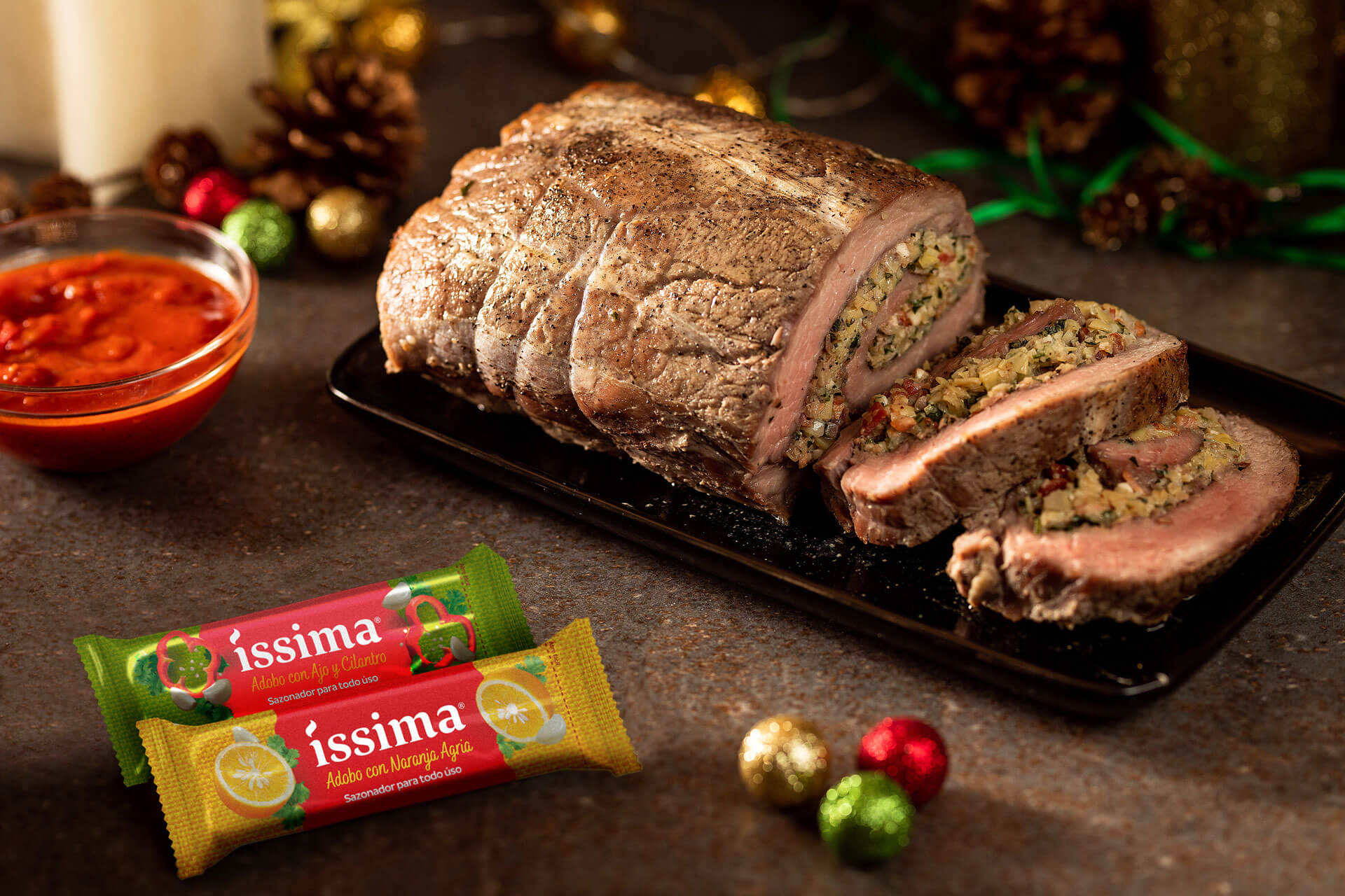 Carne rellena Horneada – Issima