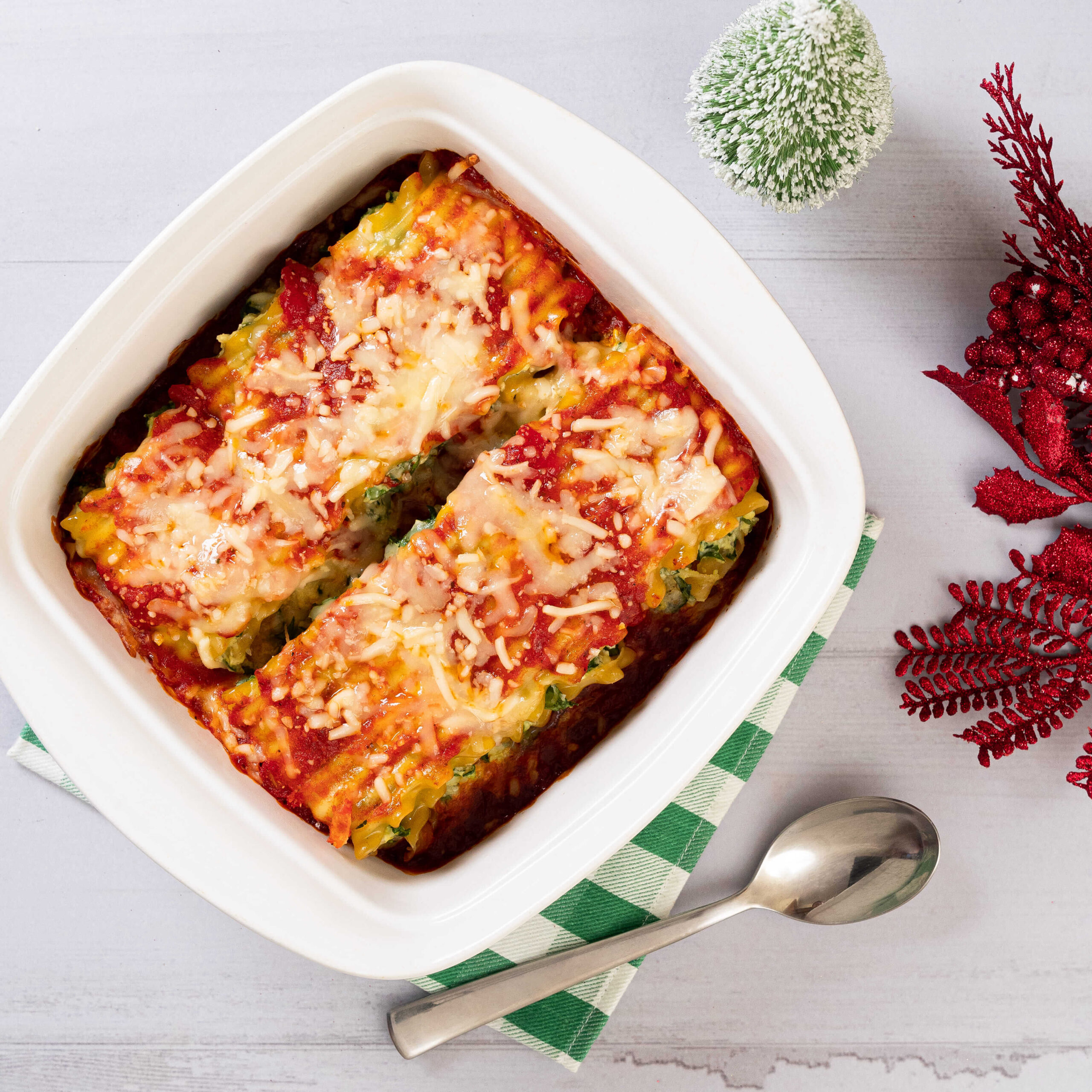 Rollos de Espinaca y Queso – Issima